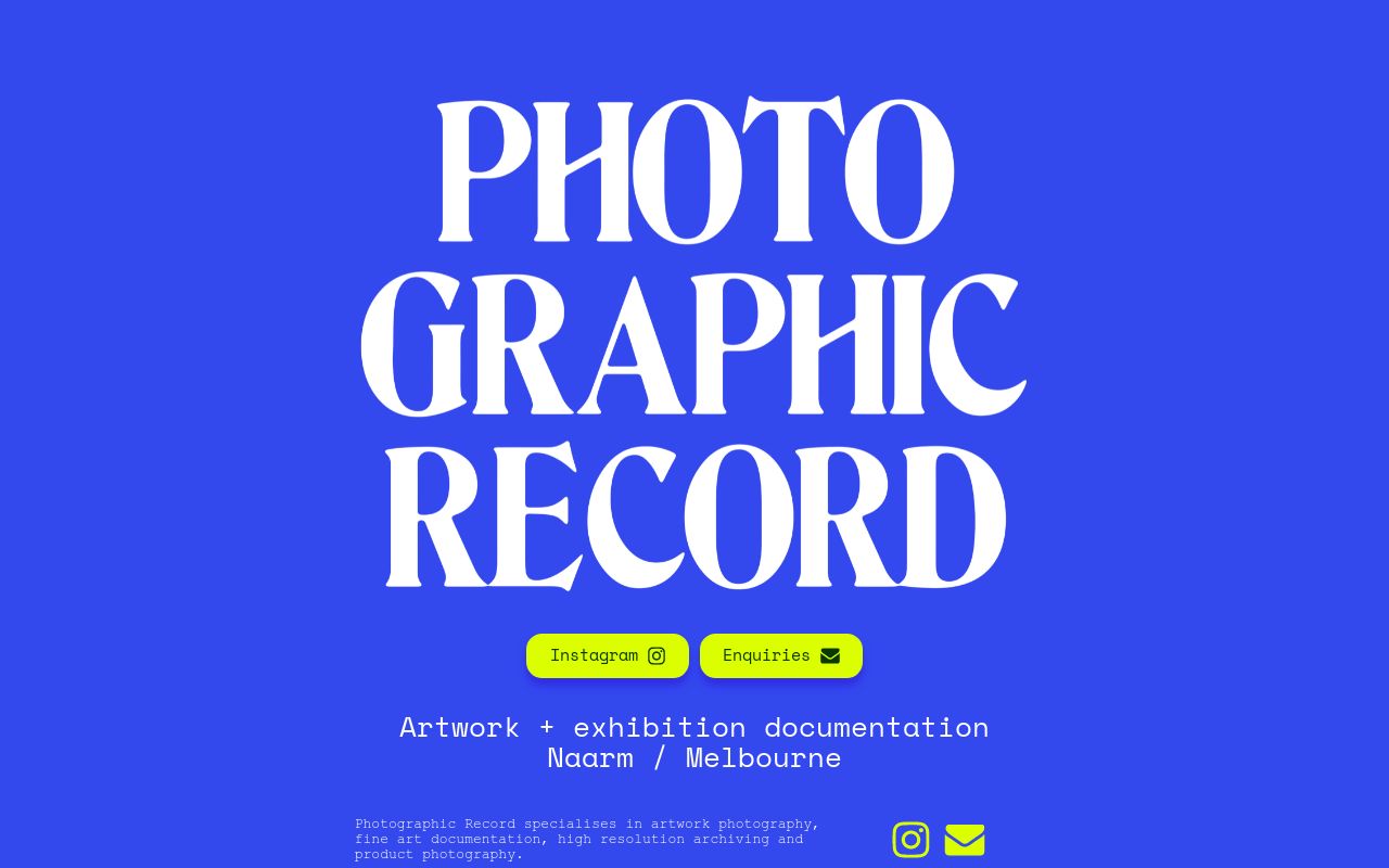 Photographic Record